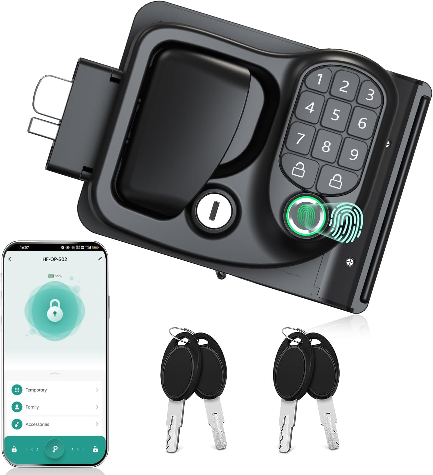 Amazon.com: RVLOCK V4 RV Door Lock Keyless Entry Keypad, Durable Camper ...