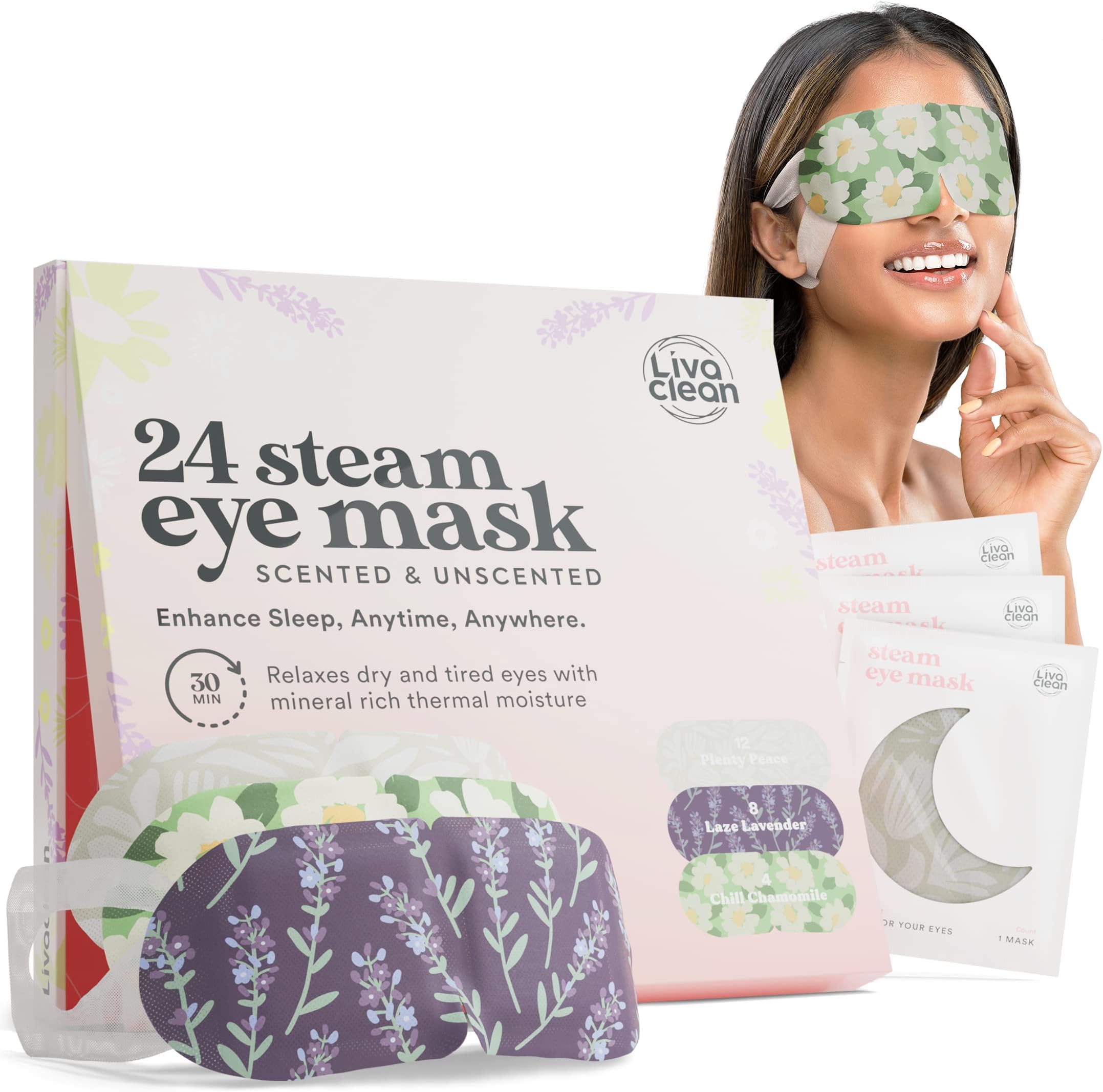 Amazon.com: shokunin Megurism Gentle Steam Hot Eye Mask, No Scent, Pack ...