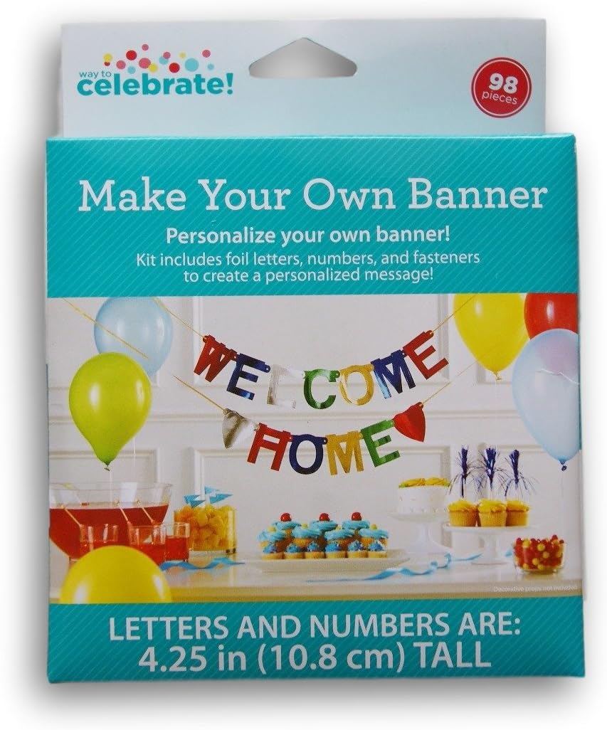 Amazon.com: Build-a-Banner - Make Your Own Banner Kit : Toys & Games