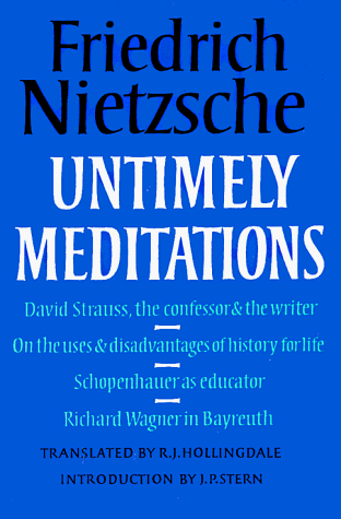 Amazon.com: Untimely Meditations (Texts in German Philosophy ...