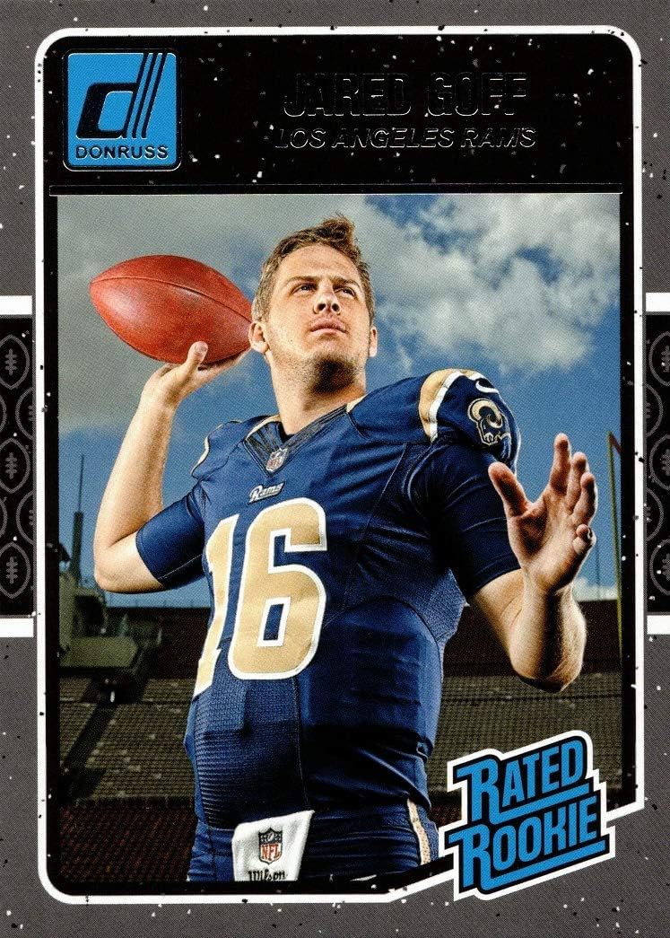 Amazon.com: 2016 Panini Donruss Football #372 Jared Goff Rookie Card ...