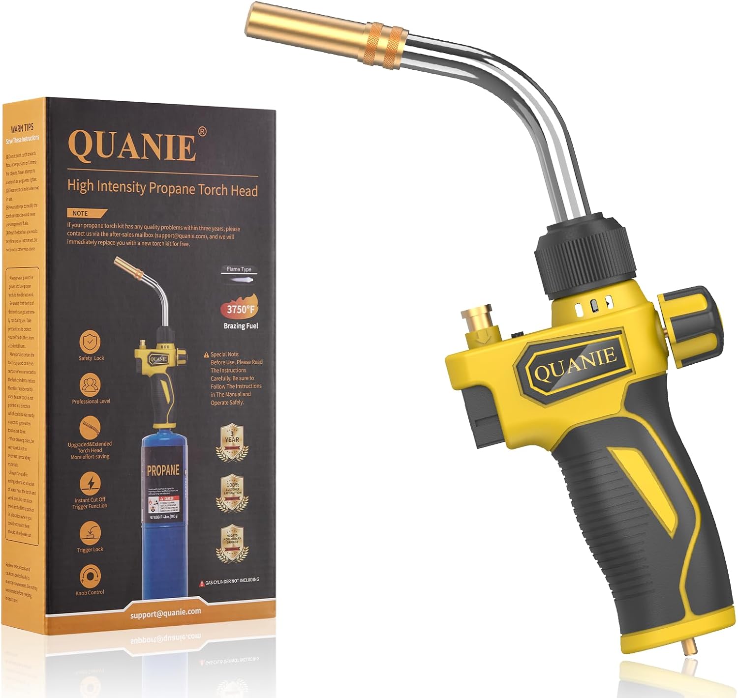 Amazon.com: Propane Torch Head,Mapp Map Gas Torch Head,Extended & More ...