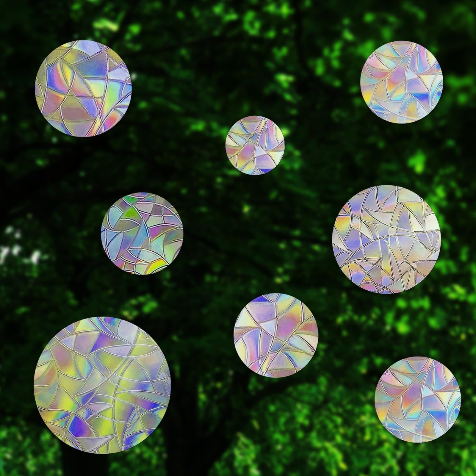 Amazon.com: 24 Pieces Heart Window Clings - Anti-Collision Window ...