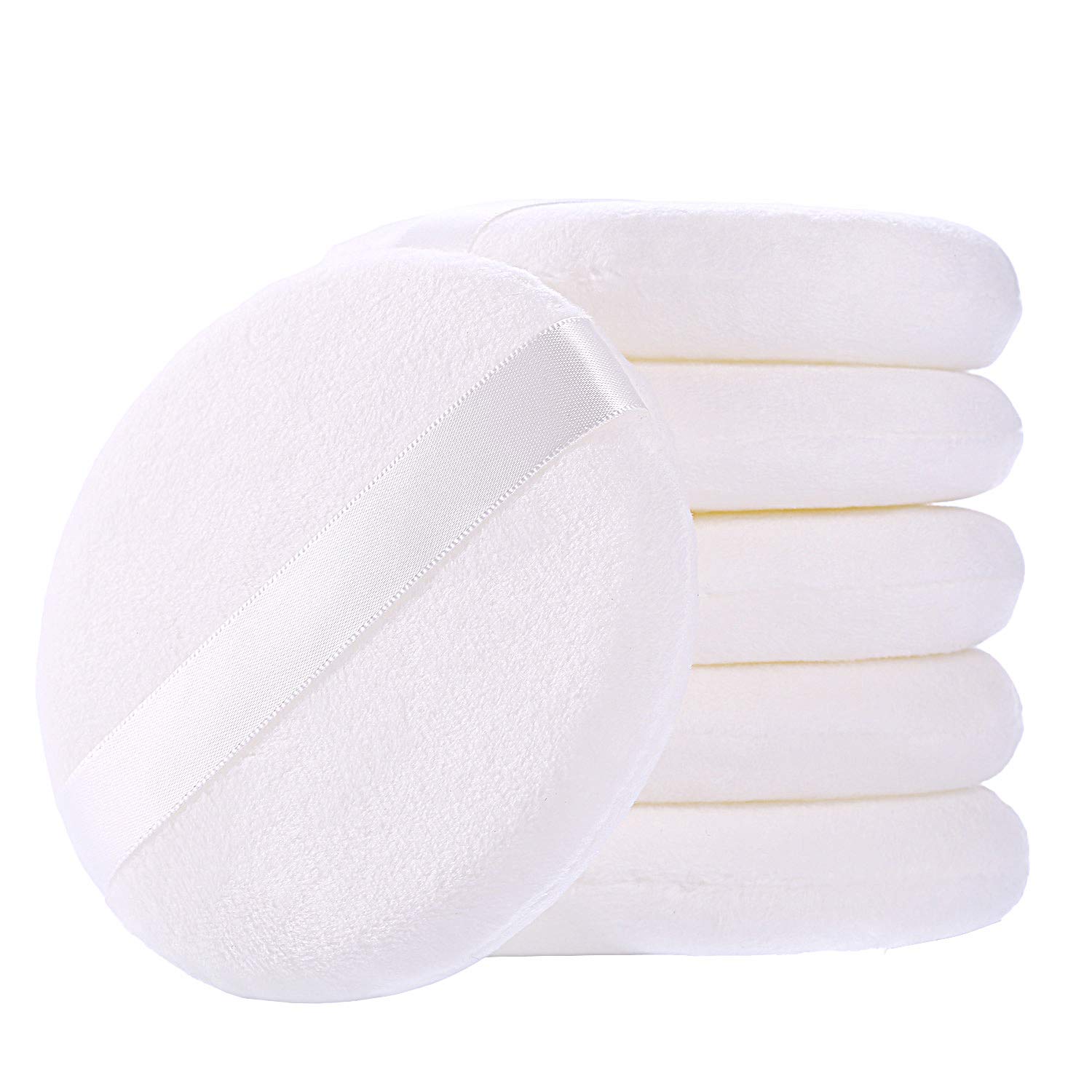 Amazon.com: 6pcs Powder Puff for Body Powder, Ultra Soft Large Velour ...