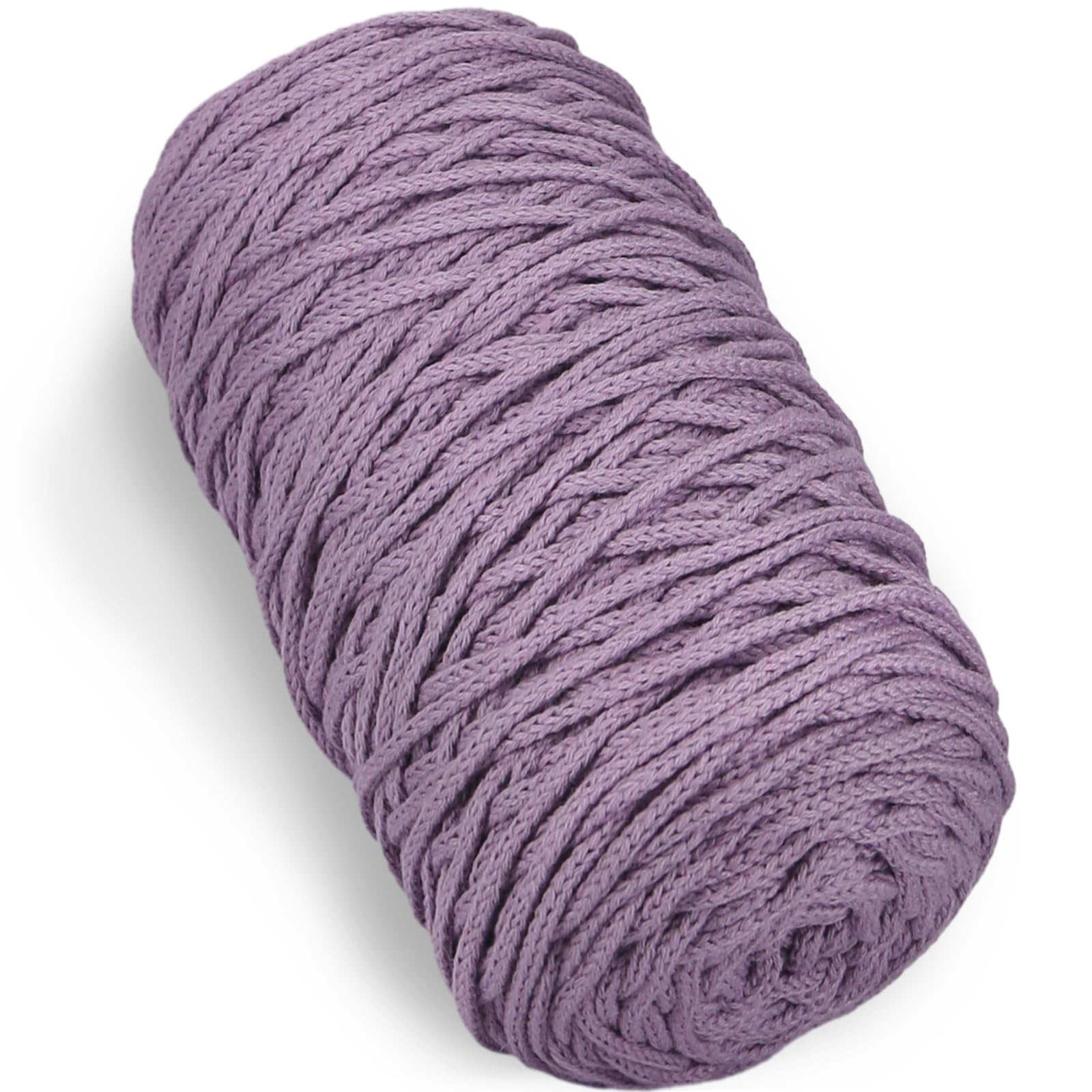 Amazon.com: 1 PCS 200g Purple 100% Cotton Yarn Hollow Knitted Crochet ...