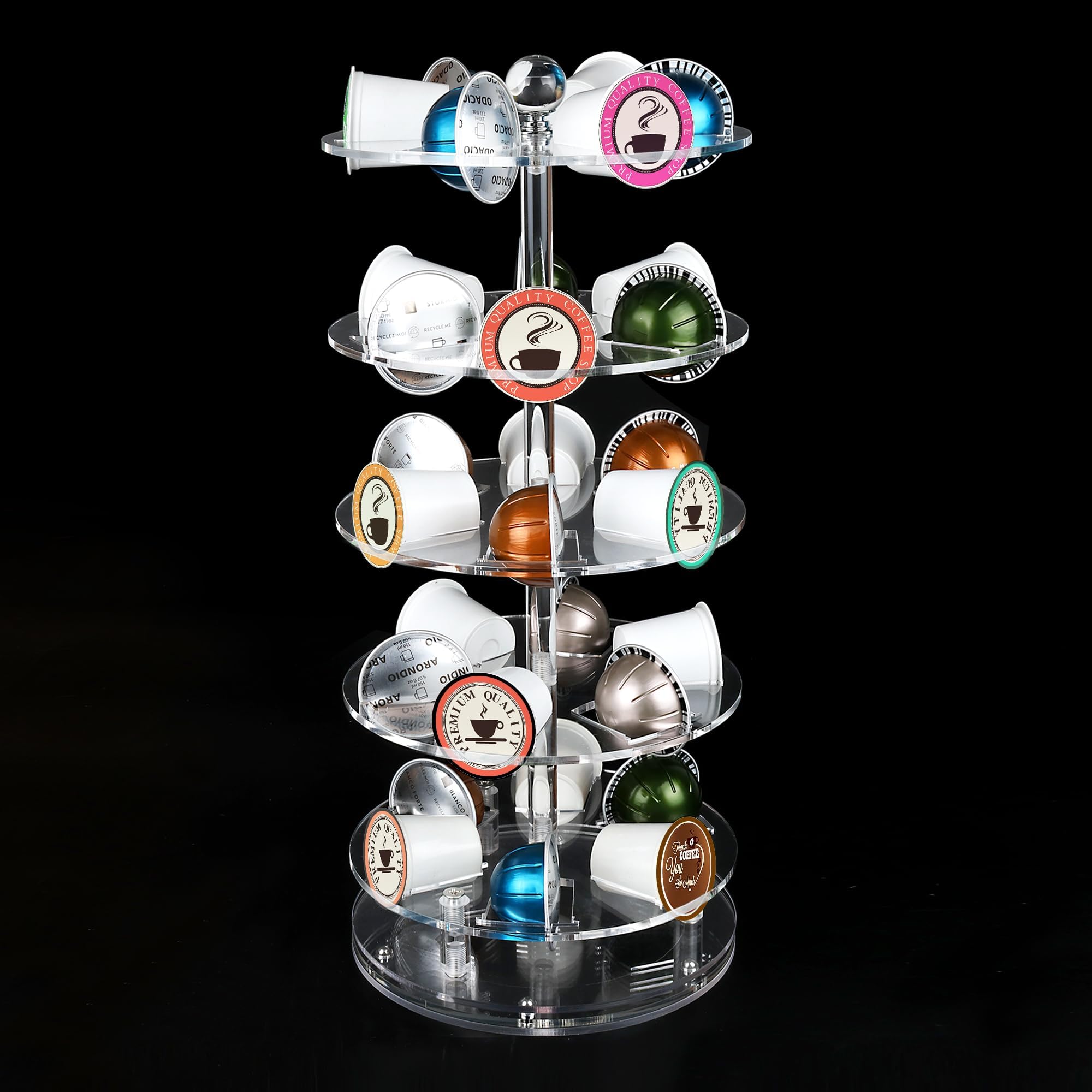 Amazon.com: Neat-O Coffee Pod Storage spinning Carousel Holder - 24 ct ...