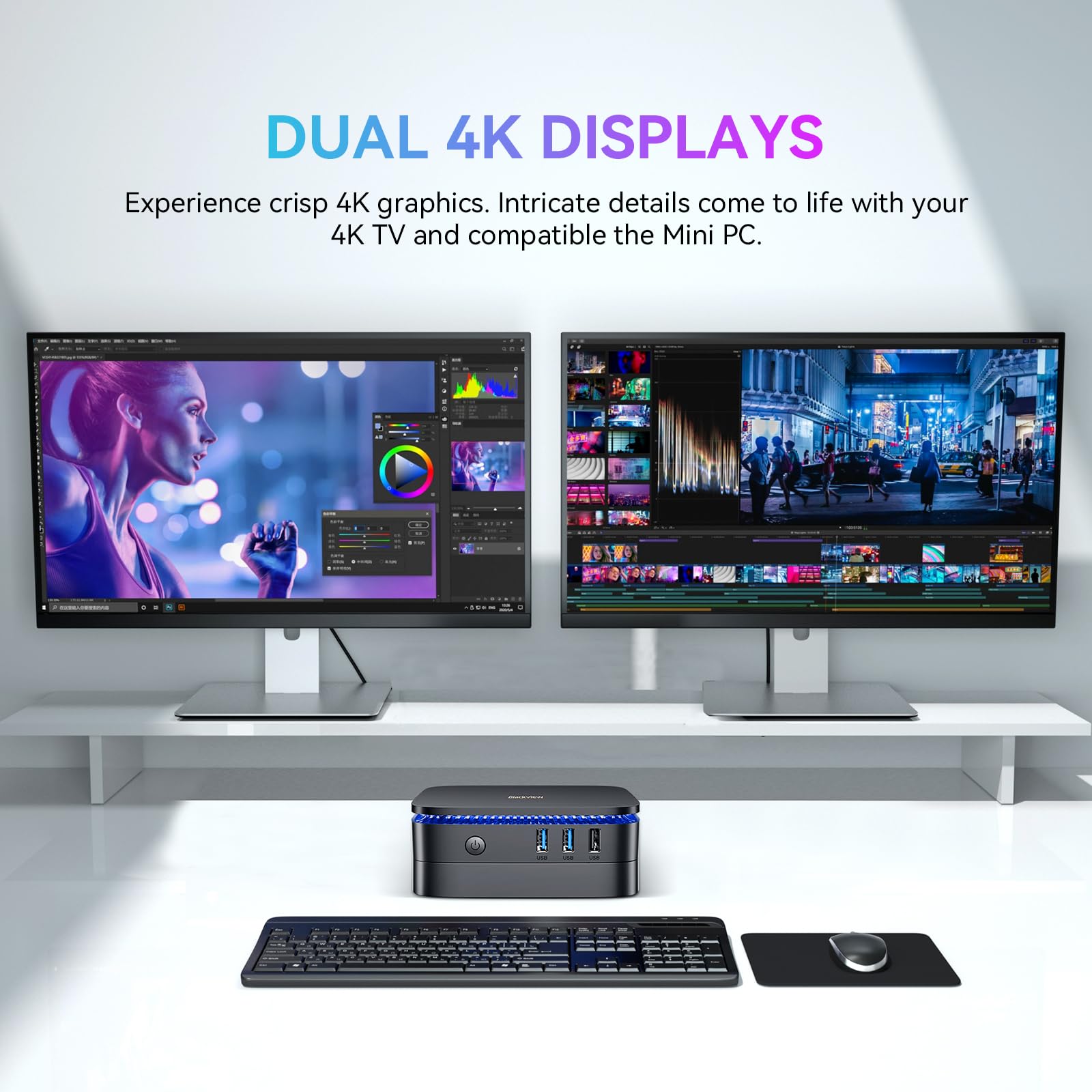 Snapklik.com : Mini PC, Intel 12th N95 Mini Desktop Computers, 16GB ...