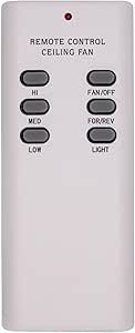 Amazon.com: CHQ7030T Fan Remote Control W/Wall Bracket, Fan Speed, Light Control & Reverse for ...