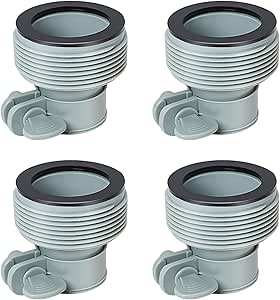 Amazon.com: Hose Adapter Type B, 4PCS 1.25inch to 1.5inch Hose ...