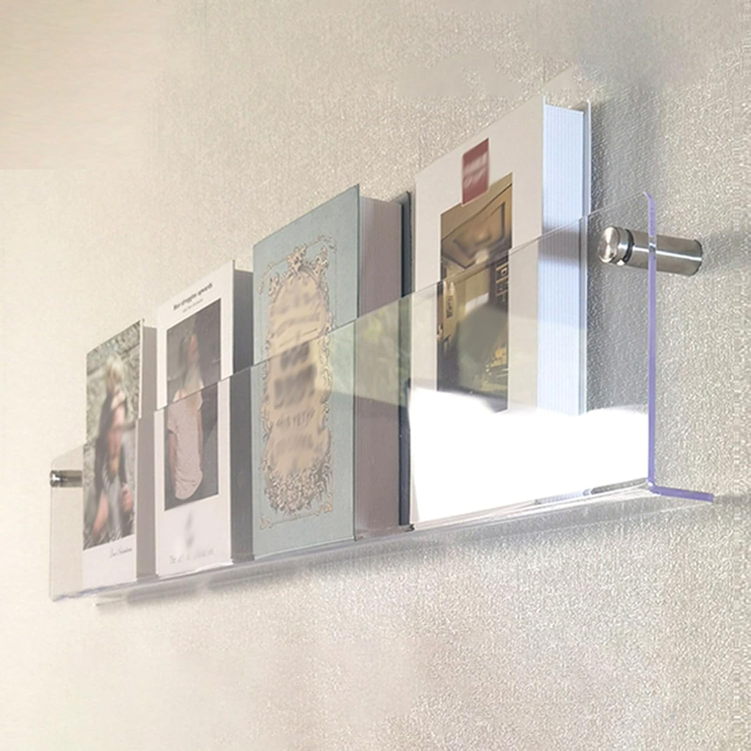 Amazon.com: Clear Magazine Holder Display Rack, Wall Mounted Literature ...