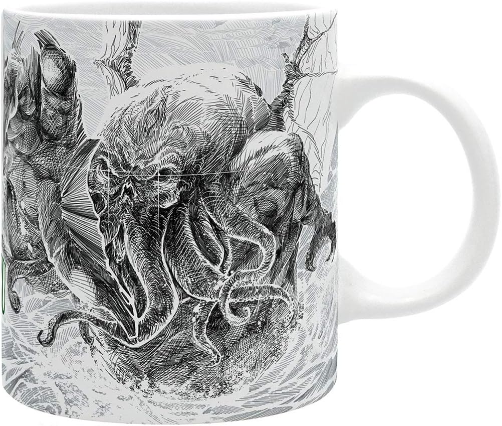 Amazon.com: ABYSTYLE H.P Lovecraft Cthulhu Attacks Ceramic Coffee Tea ...