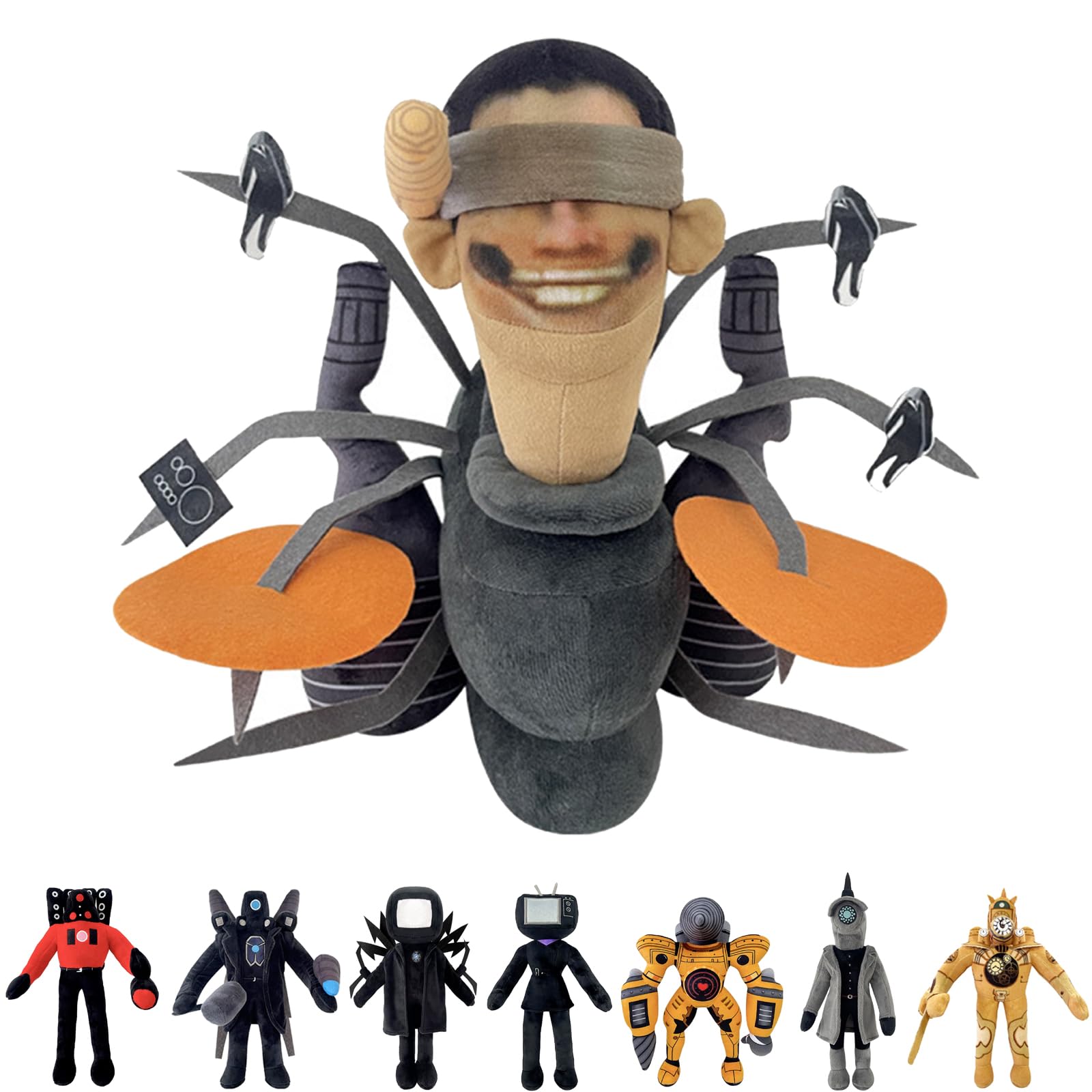 Buy POPOYU Skibidi Spider Toilet Man Plush Toys,Skibidi Spider Toilet ...