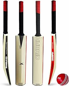 Amazon.com : jaspo Hybrid Plastic Cricket Bat (PU Filled Inside ...