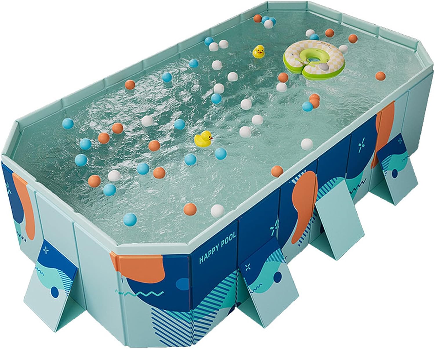 Amazon.com: Foldable Swimming Pool for Family, Full-Sized Foldable ...