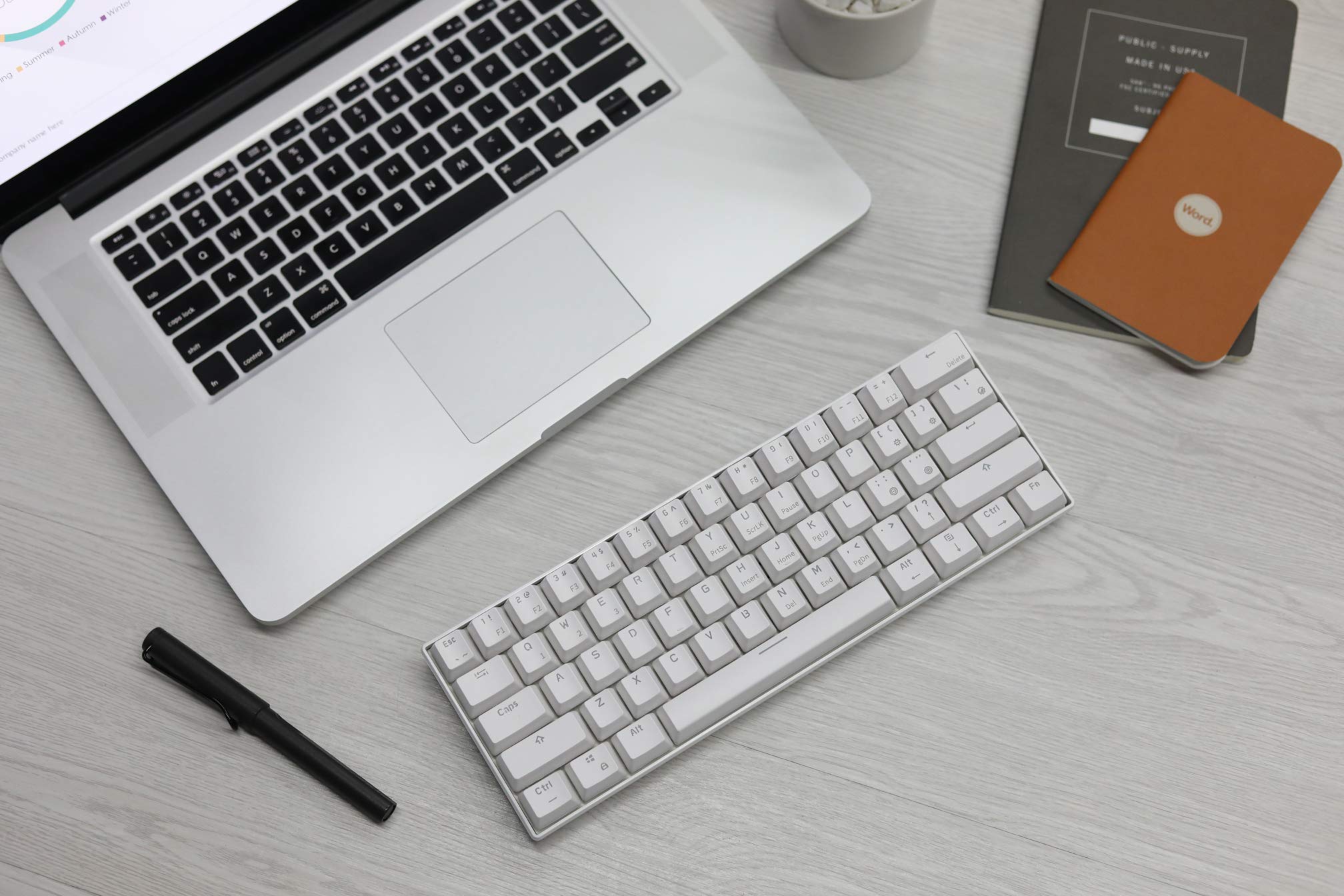 RK ROYAL KLUDGE RK61 Wireless 60% Triple Mode BT5.0/2.4G/USB-C ...