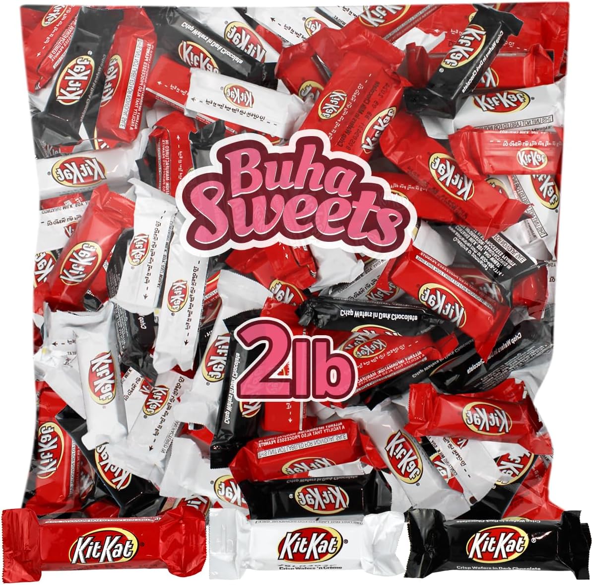 Amazon.com : KIT KAT Minis Unwrapped White Creme Wafer Candy, 7.6 oz ...