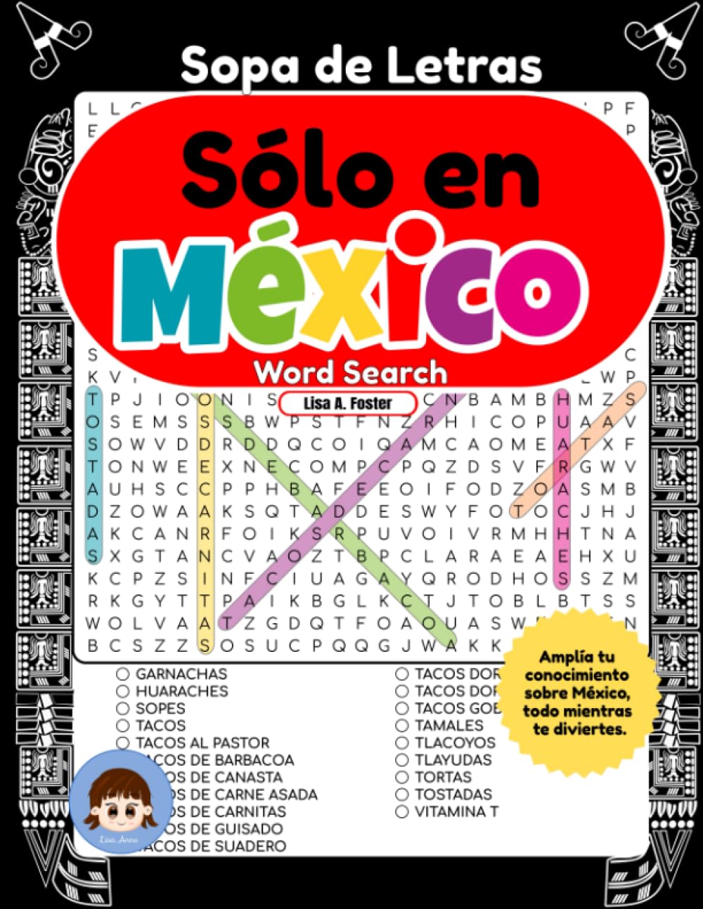 Sólo en México Sopa de Letras (Word Search): Amplía tu conocimiento ...