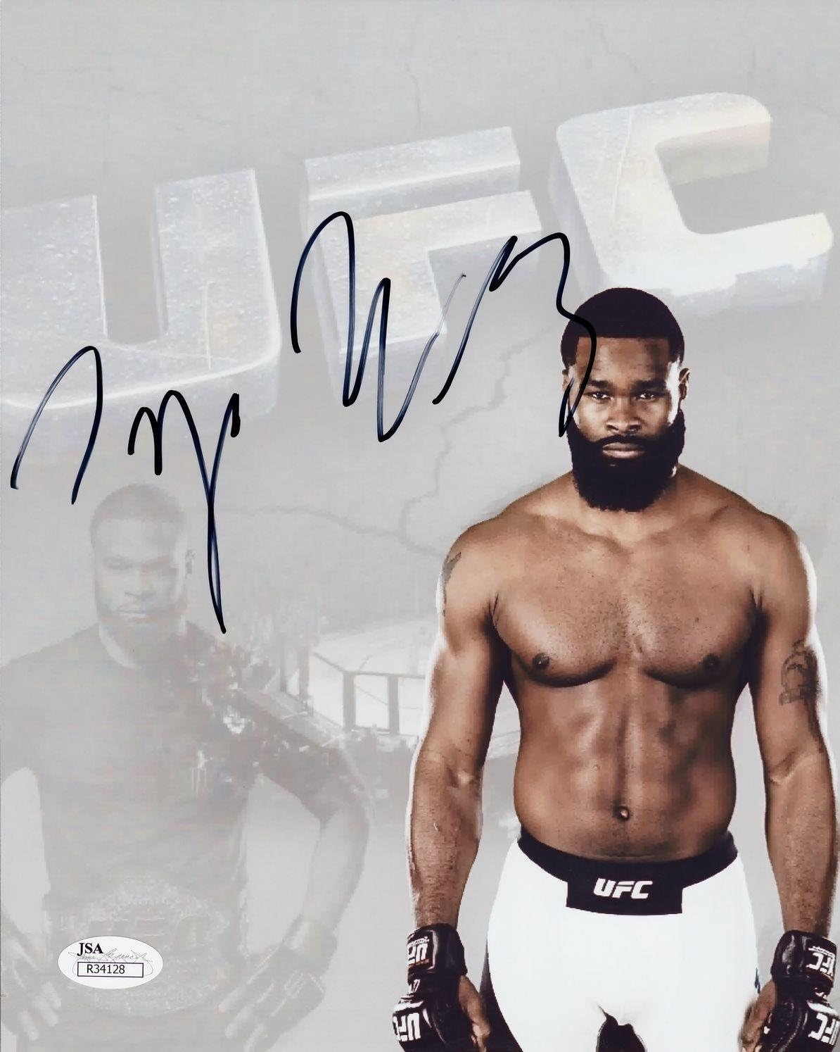 Tyron Woodley UFC Signed Autographed 8x10 Photo Authentic 1 - JSA ...