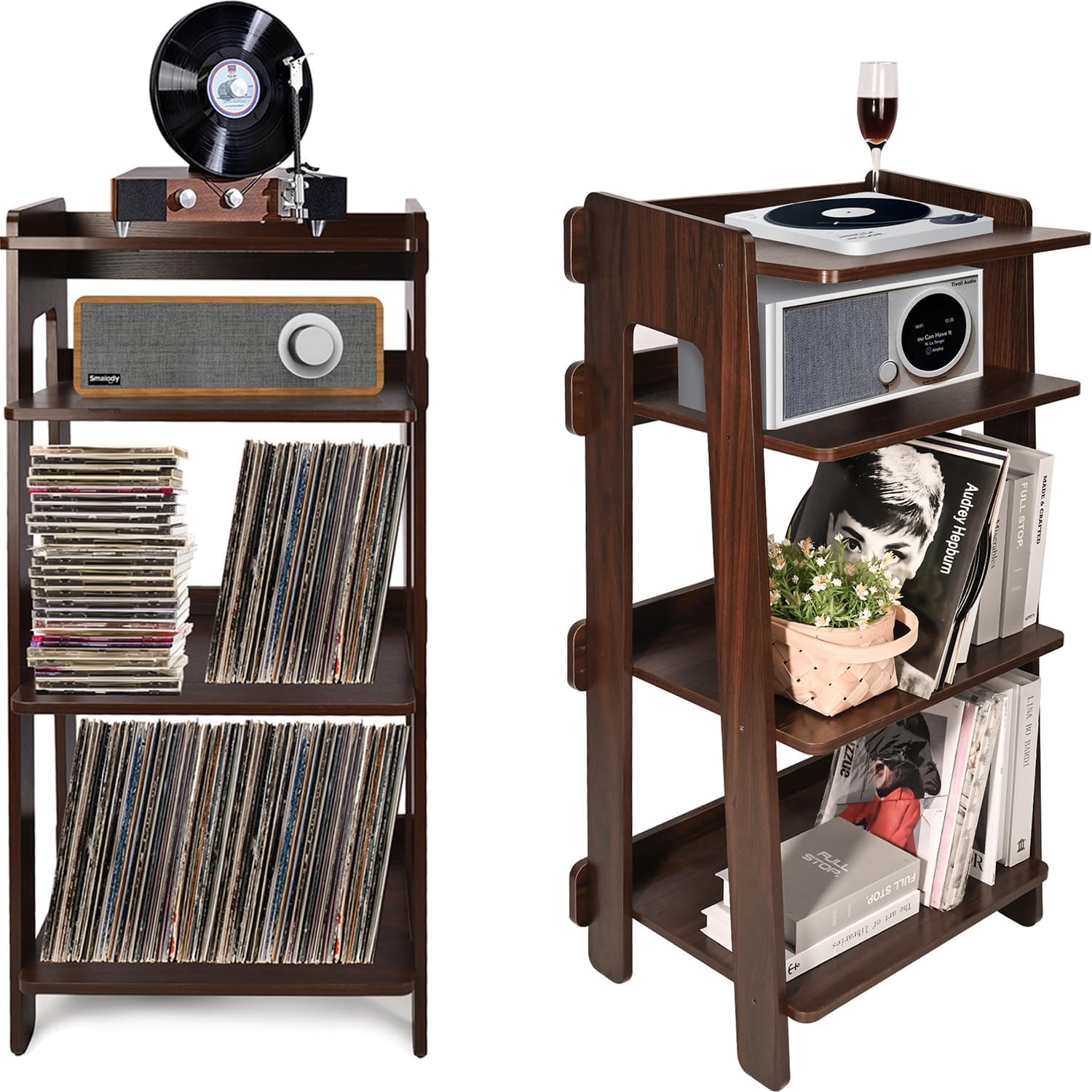 Amazon.com: ikare Record Player Stand, Turntable Stand Display Sofa ...