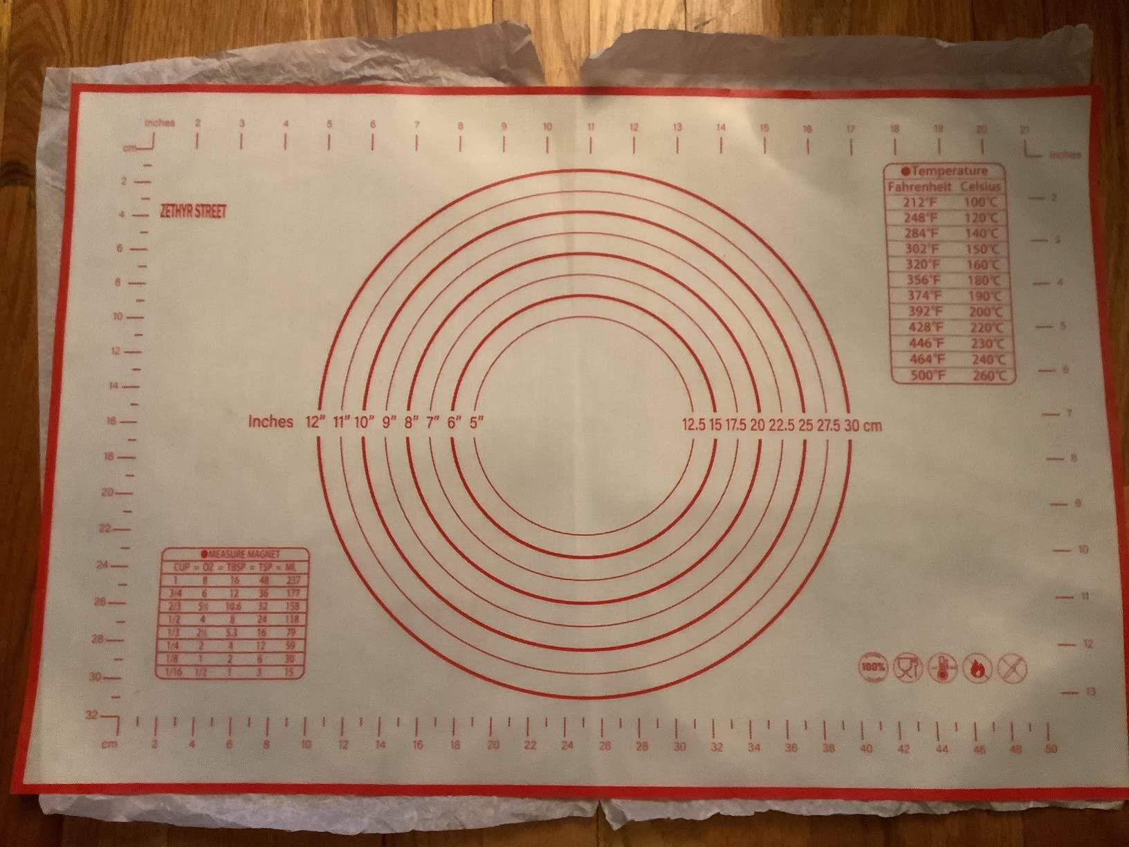 Amazon.com: Silicone Pastry Mats - 3 Pack, Non Stick Kitchen Mat For ...