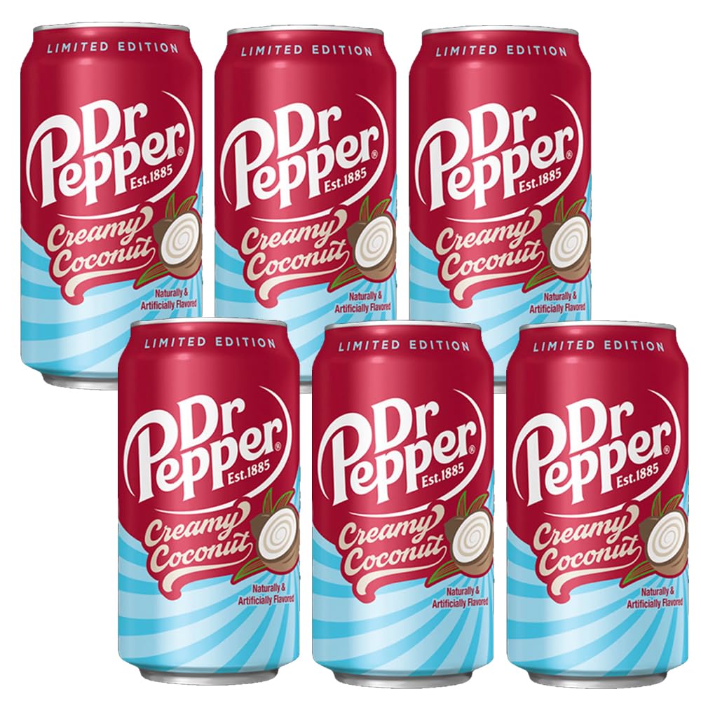 Drr Peppeer Creamy Coconut Limited Edition 355ml - Refreshingly Unique ...