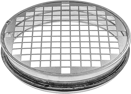 Amazon.com: 8" Inch (net 3/8" x 3/8" In) Steel Mesh Duct End Cap with ...
