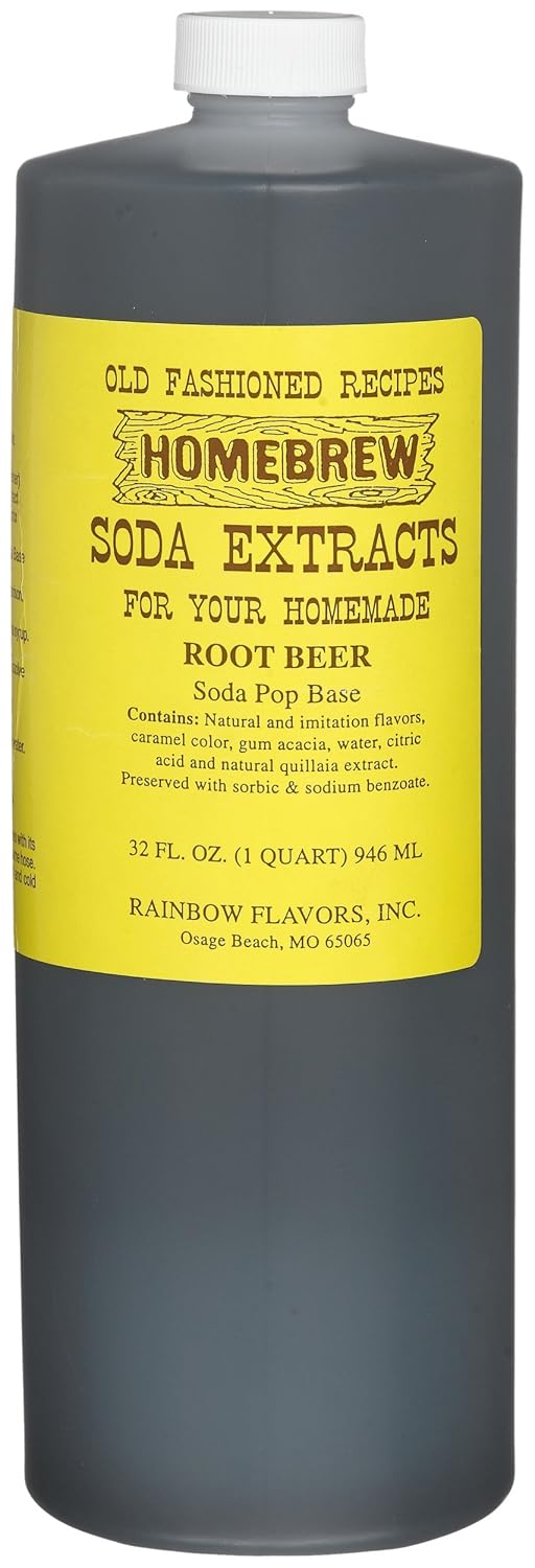Amazon.com: Homebrew Soda Extracts Root Beer Soda Pop Base, 32-Ounce ...