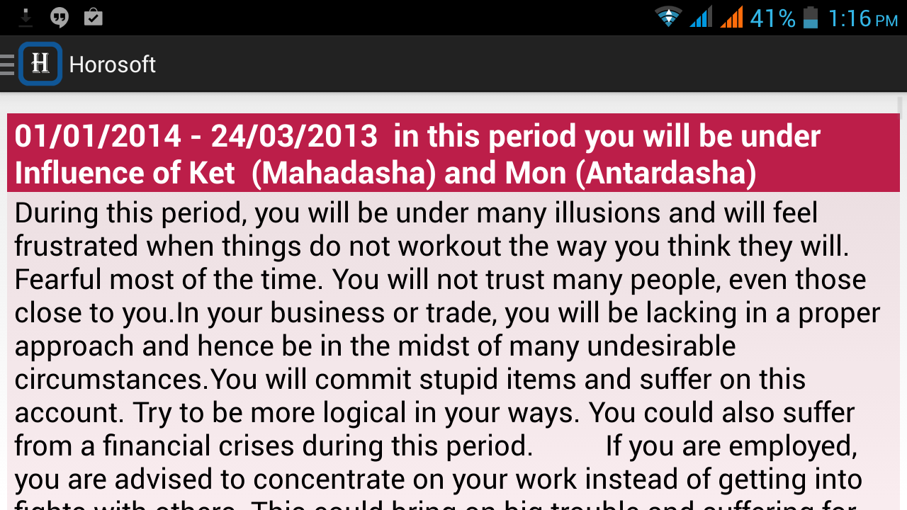 Horosoft(Astrology Software) - App on Amazon Appstore