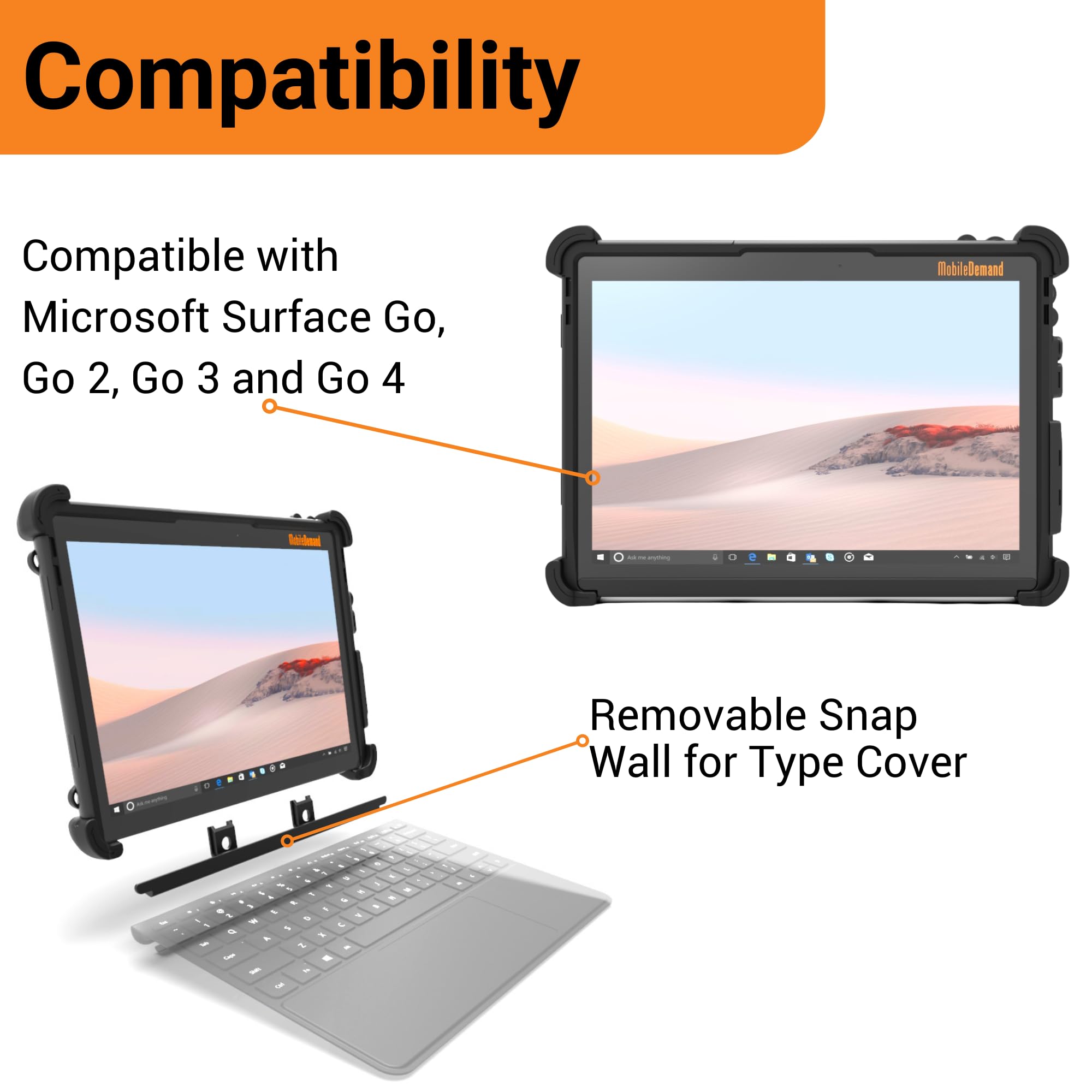 Snapklik.com : Ultra Rugged Premium Case For Microsoft Surface Go, Go 2 ...