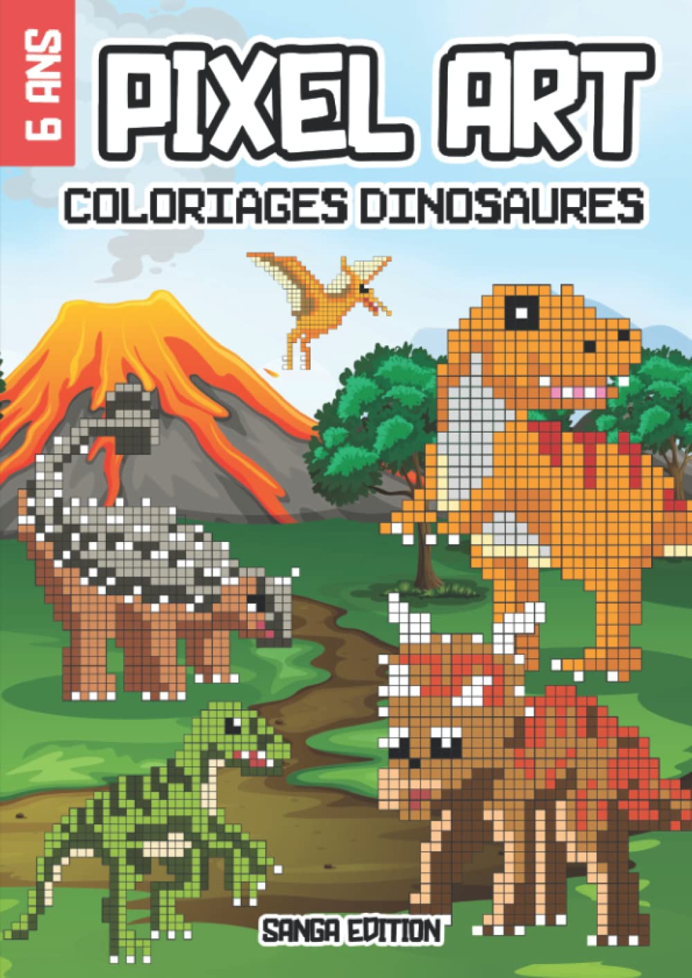 Coloriage Pixel Art: Cahier de coloriage pixel art enfant sur le thème ...