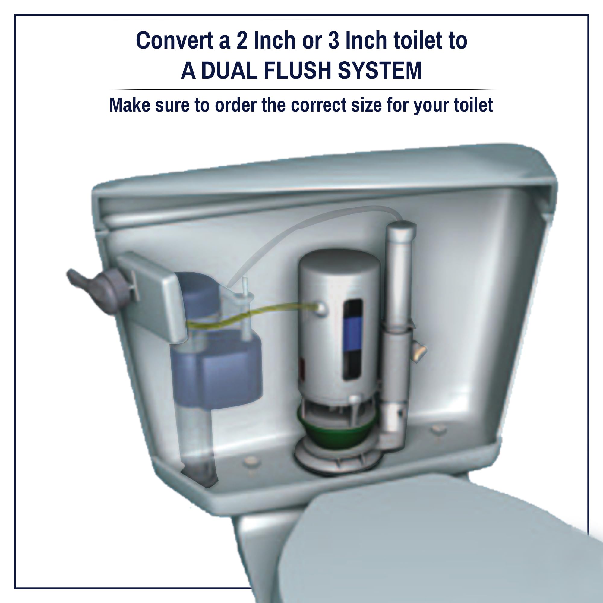 Top Flush Toilet Conversion Flushmate® | Power Flush, Pressure Assist