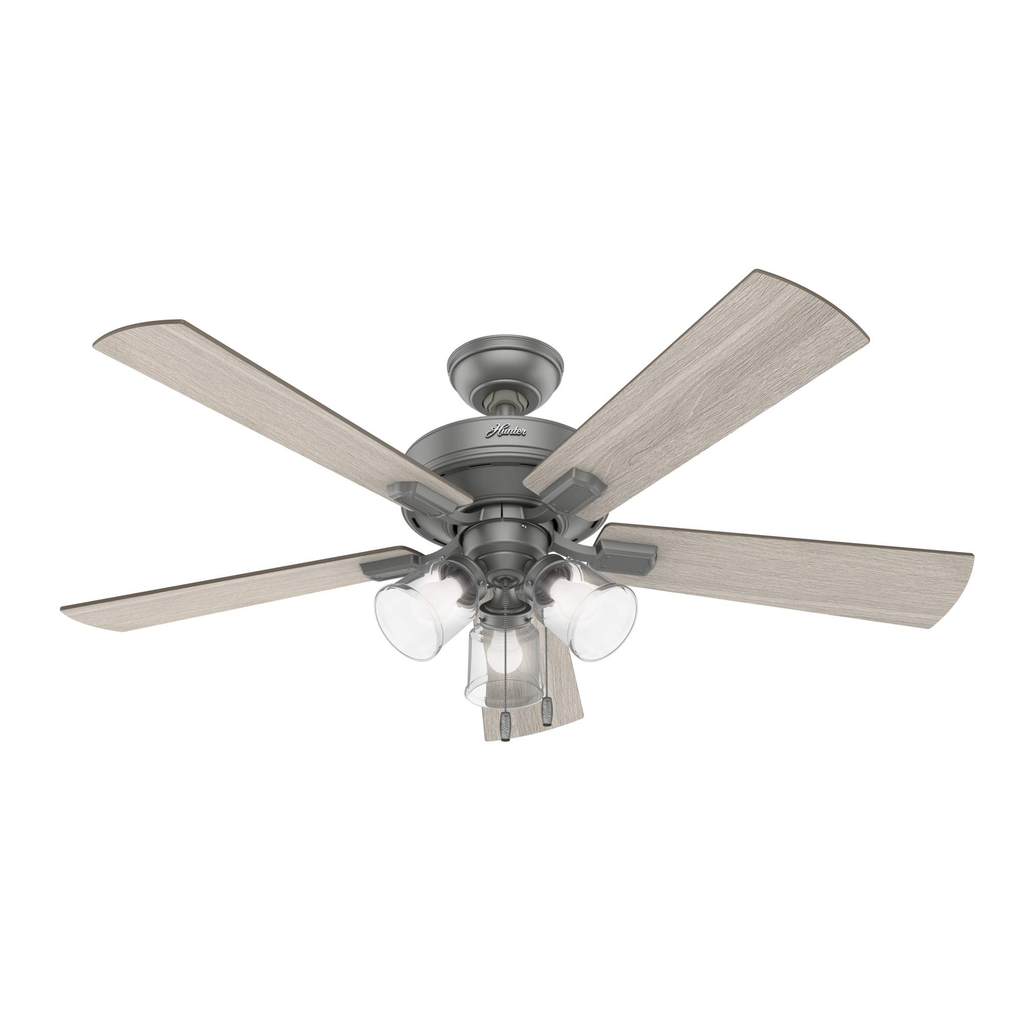 Hunter Fan Company 51019 Crestfield Indoor Ceiling Fan with LED Light ...