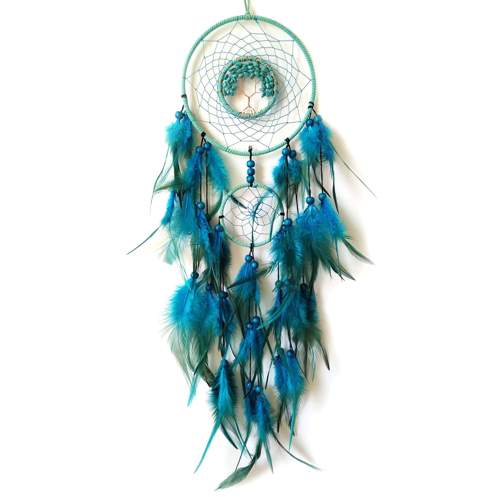 Amazon.com: SOYUZU Blue Dream Catchers Tree of Life Dream Catcher for ...
