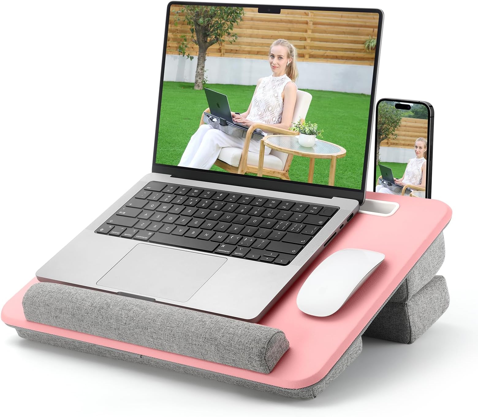 Amazon.com: Adjustable Lap Desk - with 8 Adjustable Angles & Dual ...