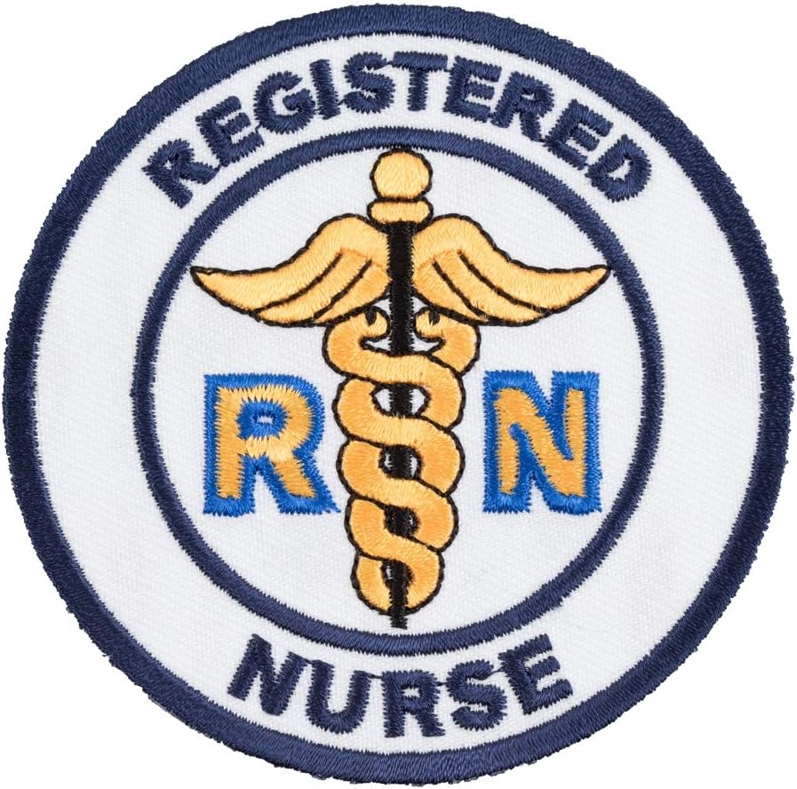 Amazon.com: RN Registered Nurse Embroidered Patch (3.0 inch - Iron on ...