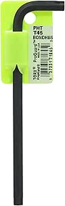 Amazon.com: T45 ProHold Torx L-Wrench - Long Arm Tagged & Barcoded ...