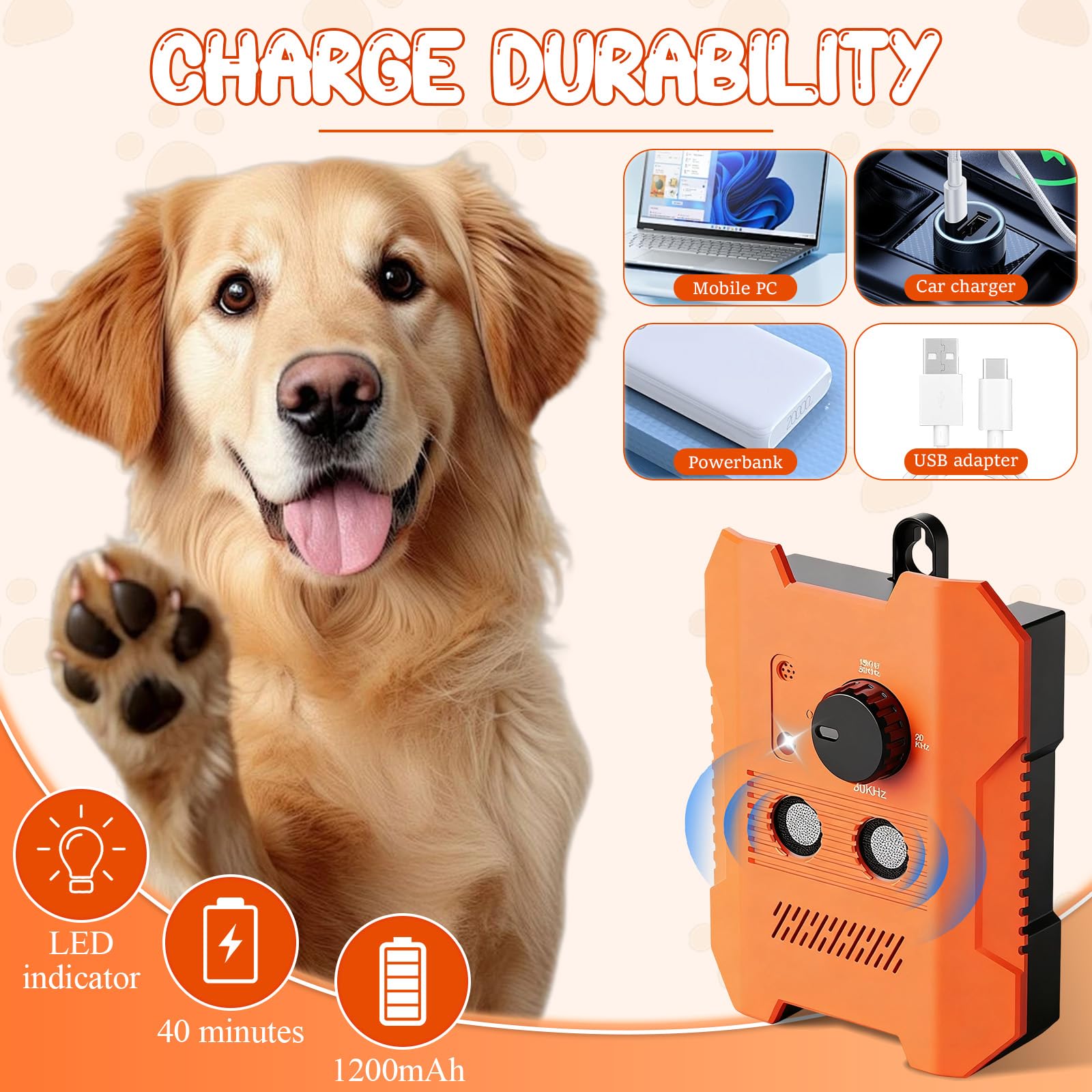 Snapklik.com : Barkguard Pro, Upgraded Bark Guard For Dogs, Dog Bark ...