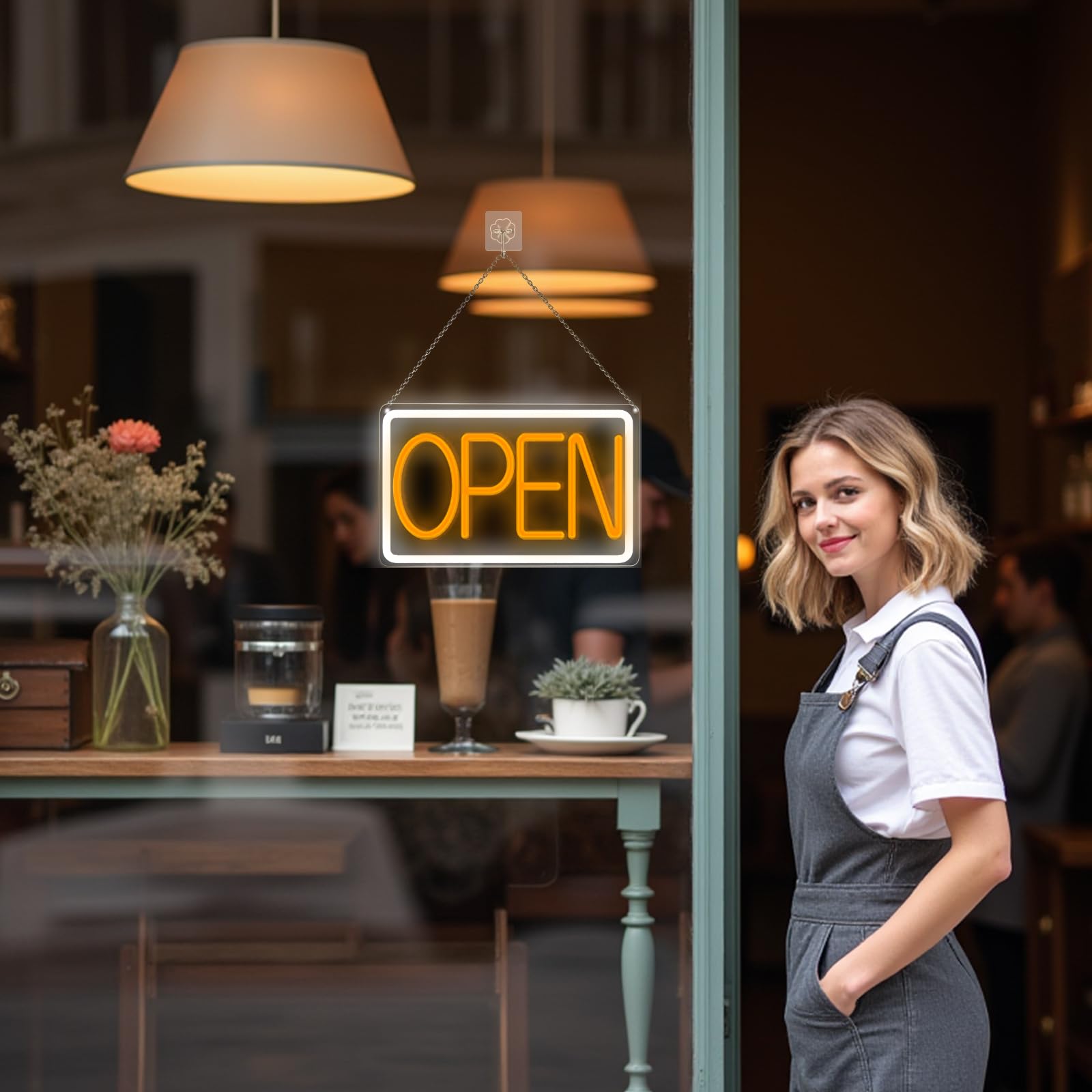 Amazon.com : Bright and Eye-Catching LED Open Sign for Business - "16x ...