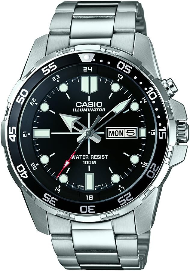 Casio Men's Classic Analog Black Watch : Amazon.ca: Clothing, Shoes ...