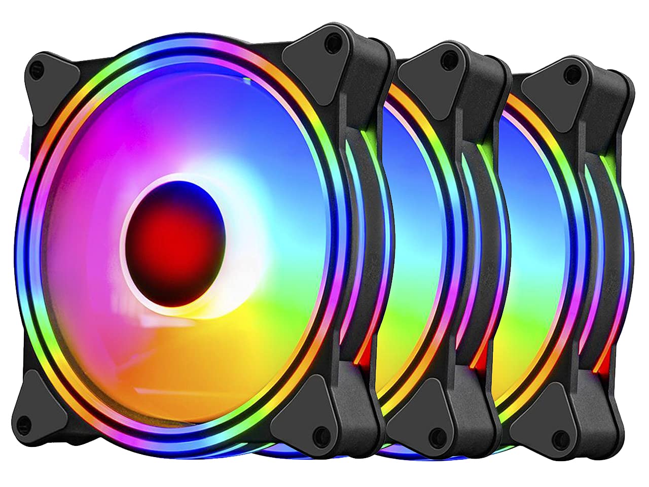 US1984 Superflow 120 Auto RGB Fans 120mm RGB Case Fans, RGB Gaming PC ...