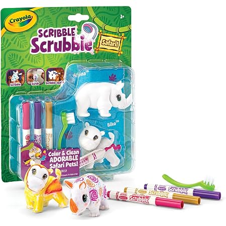 Amazon.com: Crayola Scribble Scrubbie Pets, Dog & Cat, Kids Toys, Gift ...