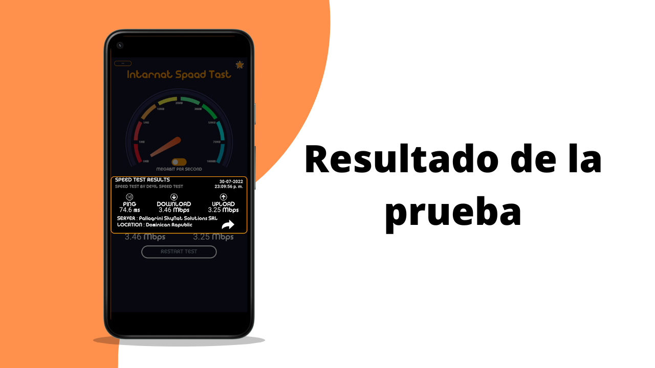 Speed Test orange - App on Amazon Appstore