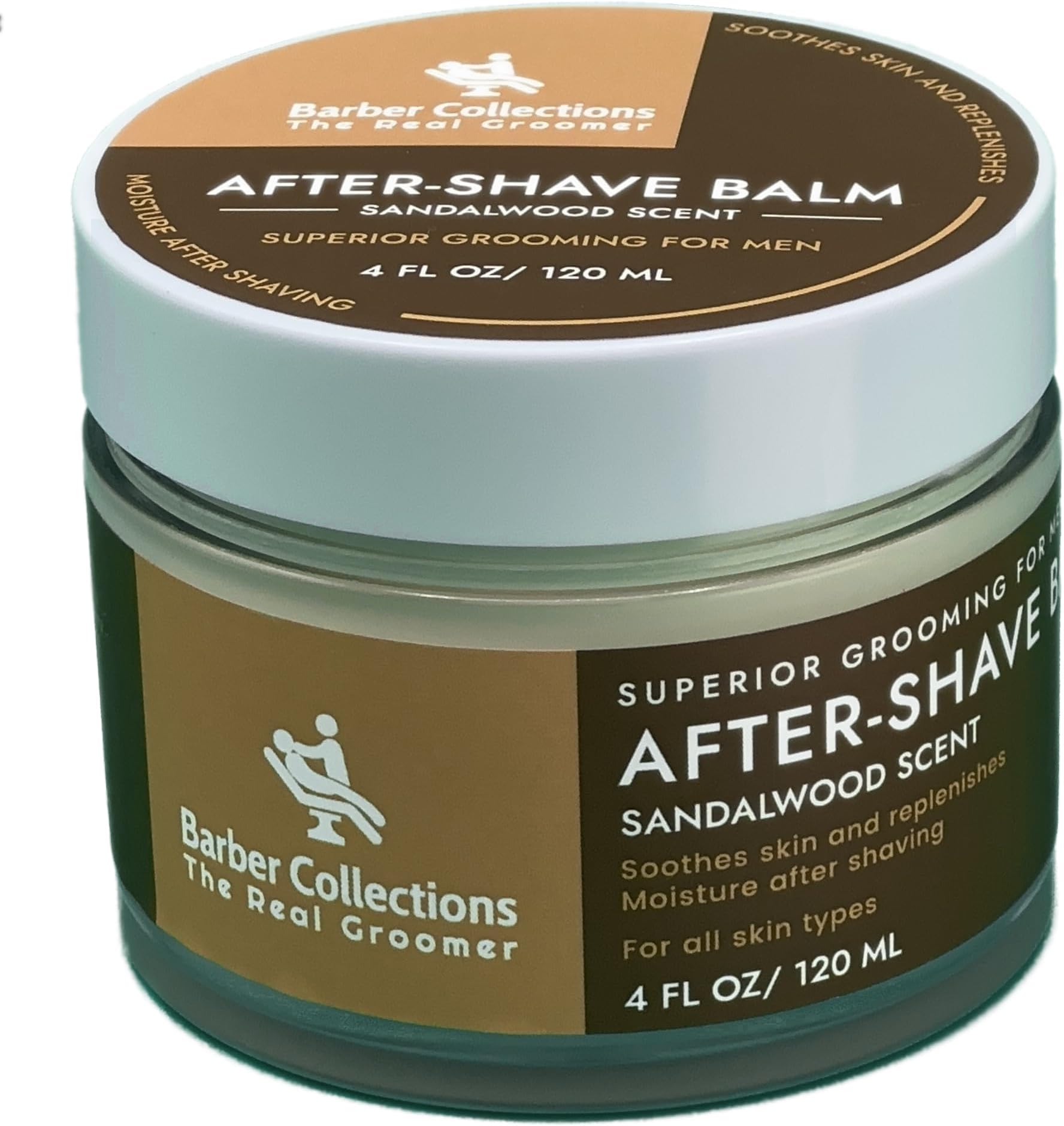Amazon.com: Barber Collections Men's Aftershave Balm 120ml (4 fl. oz ...