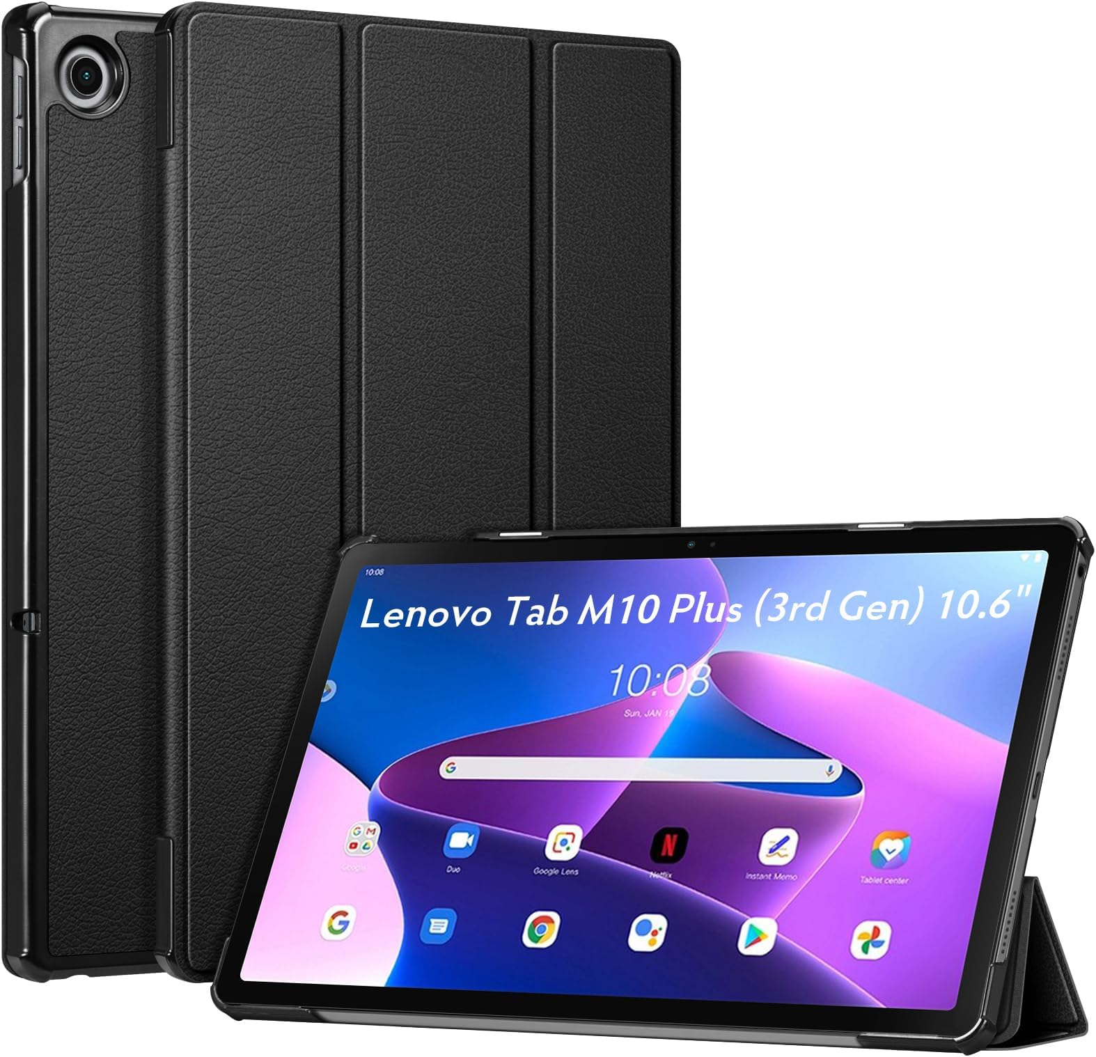 YRH étui Coque Lenovo Tab M10 3ème génération 10,1" 2022, [réveil ...