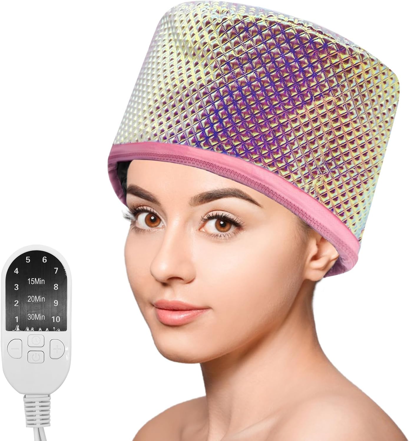 Amazon.com : Hair Steamer Heat Cap for Deep Conditioning, Thermal Steam ...