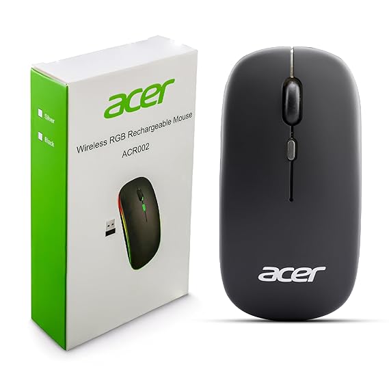 Amazon.in: Buy Acer Beam Wireless & Bluetooth Rechargeable Mouse, USB ...