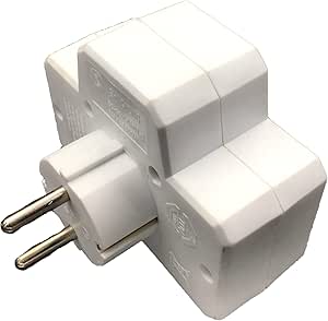 Amazon.com: European Type Conversion Plug 1 to 3 Way EU Standard Power ...