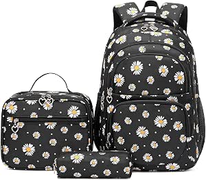 Amazon.com | Createy Girls Backpack, Daisy Backpack for Girls School ...