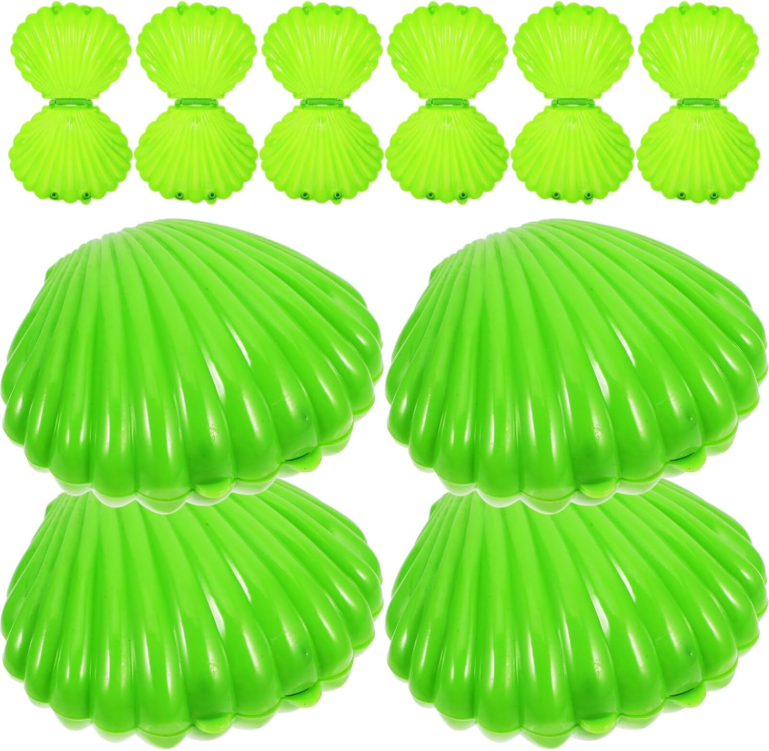Amazon.com: Amosfun 10pcs Sea Shells Candy Boxes, Seashell Party Favor ...