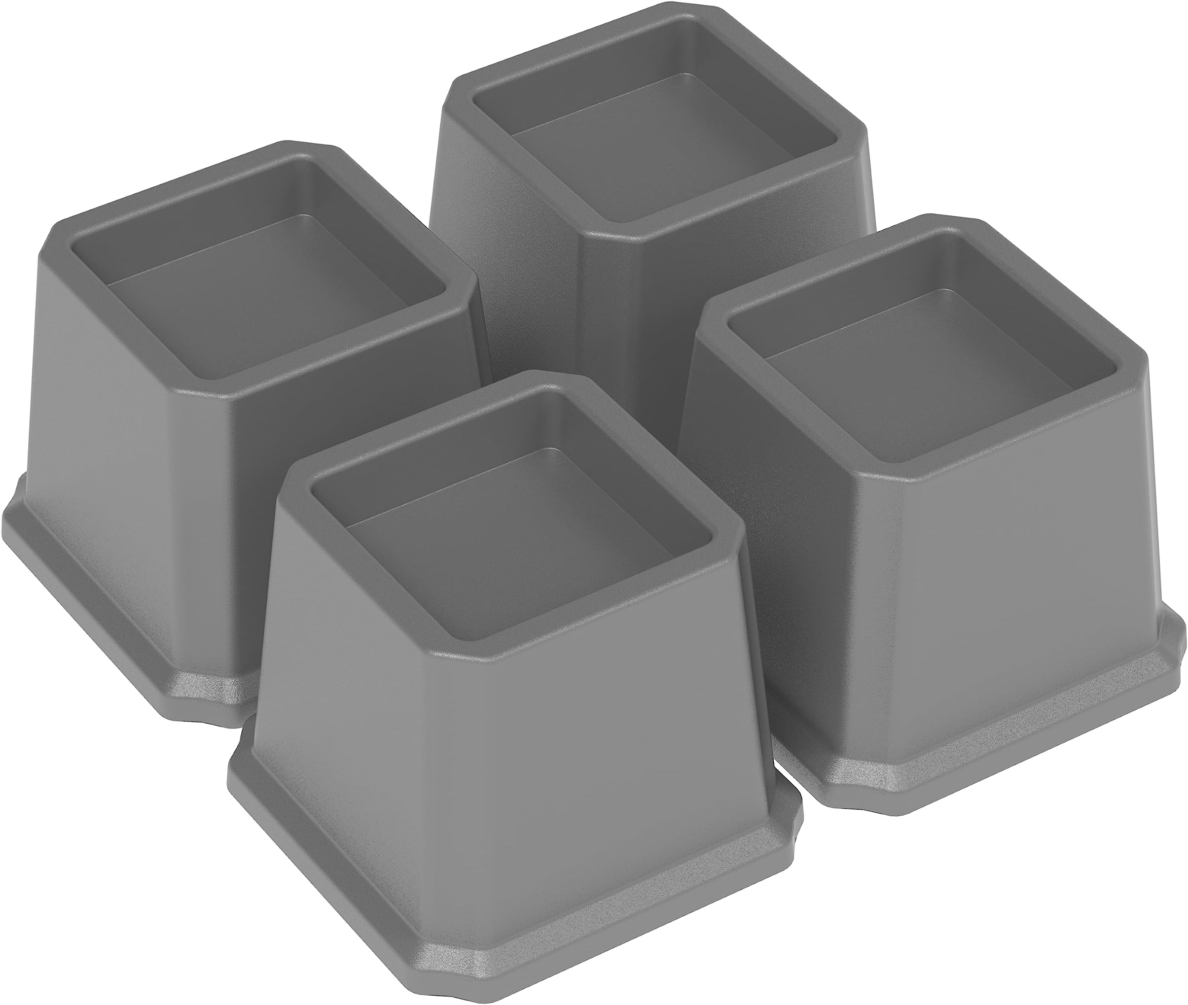 Amazon.com: GooFurnit 3,5 or 8 Inches Stackable Bed Riser, Heavy Duty ...